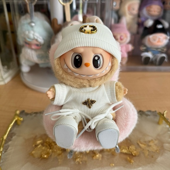 Toys | Labubu Clothes Gc Knit Set White | Poshmark